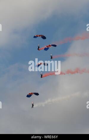 RAF Falcons Display Team Stock Photo - Alamy