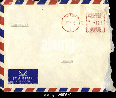 vintage envelope with no visible address Stock Photo - Alamy