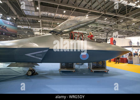 A mock-up of the BAE Systems Tempest, a proposed stealth fighter ...