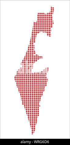 Outline of map of Japan in red circle - flag of Japan Stock Vector ...