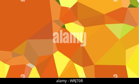 colorful triangles background with pastel orange, golden rod and medium ...