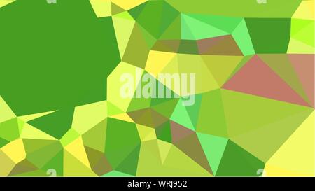 triangle background with yellow green, moderate green and gold colors ...