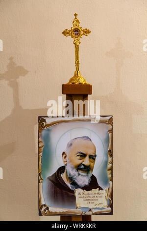 A reliquary containing the relics (physical remains) of Saint Faustina ...