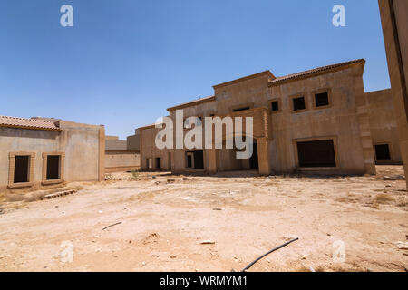 A front yard of the abandoned luxury villa in Riyadh Stock Photo - Alamy