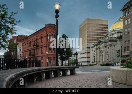 UTICA, NEW YORK, USA - SEPTEMBER 23, 2018: A Street View of Utica State ...