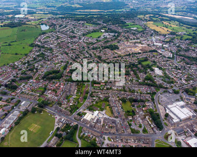 Aerial photo of the town known as Yeadon within the metropolitan ...