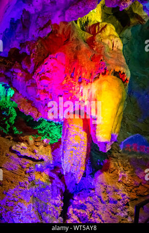 Danzhou Stone Flower Caves, Geopark next to Haikou, Hainan, China Stock ...