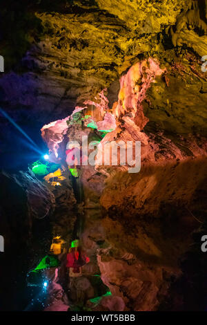 Danzhou Stone Flower Caves, Geopark next to Haikou, Hainan, China Stock ...