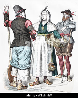 Woman in the traditional costume of Friesland; Province of Friesland ...