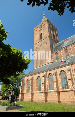 NAARDEN, NETHERLANDS - AUGUST 24, 2019: The interior of the Grote Kerk ...