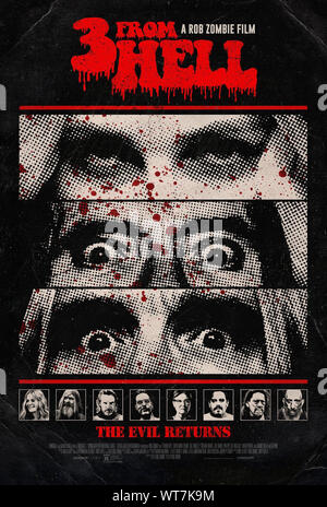 3 FROM HELL, (aka THREE FROM HELL), US poster, 2019. © Saban Films ...