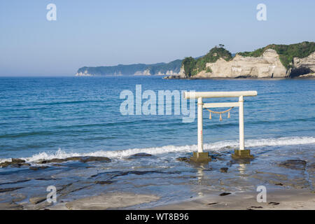 CHIBA, JAPAN: Landscape view of entrance area of Tokyo Disneysea ...