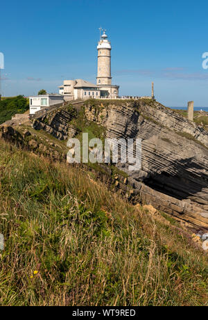 Cabo Mayor with lighthouse, Santander, Spain Stock Photo - Alamy