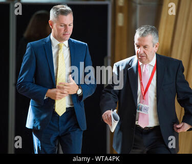 (From left to right) Leader of the Highlands Council Michael Foxley ...