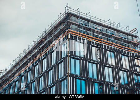 construction side on new builded house Stock Photo - Alamy