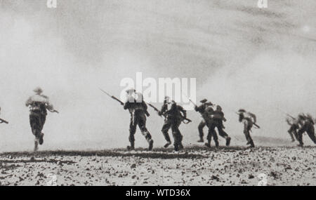Bayonet Charge - British soldier - World War One Stock Photo - Alamy
