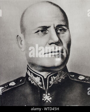 Marshal of the Soviet Union Semyon Timoshenko left and General Georgy ...
