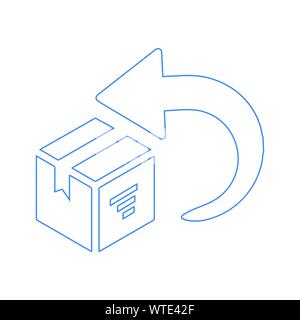 Easy returns icon, simple returns symbol, Hassle-free returns emblem ...