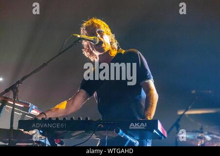 Jimmy Vallance of Bob Moses at The Sylvee on August, 27 2019, in ...