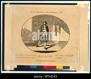 Modern characters from Shakespeare. Macbeth. British Cartoon prints ...