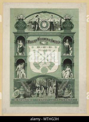 Modern woodmen of America Stock Photo - Alamy