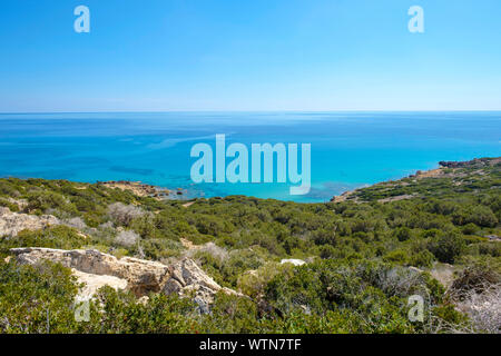 Secluded beach on the Karpaz Peninsula, Rizokarpaso (Dipkarpaz ...