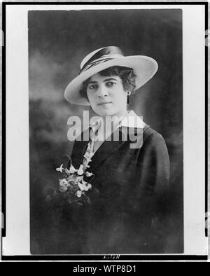 A formal head-and-shoulders portrait of Mrs. Georgia Neese Clark ...