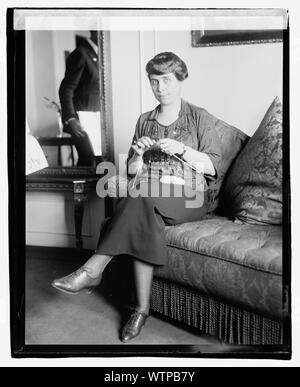A portrait of Mrs. Coolidge, the wife of President Calvin Coolidge ...
