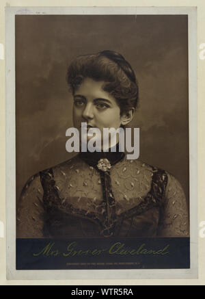 Mrs. Grover Cleveland Stock Photo - Alamy