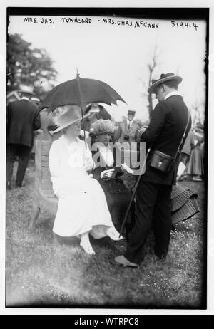 A historical portrait of Mrs. Jas Townsend and Mrs. Chas McCann ...
