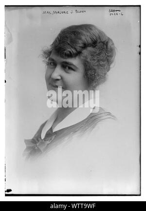 Mrs. Marjorie J. Bloom Stock Photo - Alamy