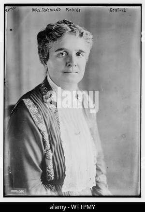 Mrs. Raymond Robins Stock Photo - Alamy