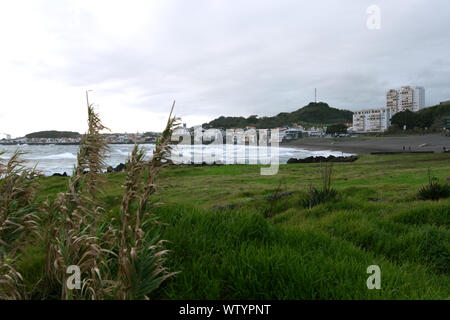 Coast near Pópulo Beach, Azores Stock Photo - Alamy