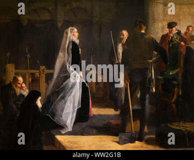 The execution of Mary Queen of Scots at Fotheringay Castle, 1587. From ...