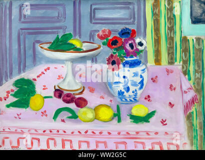 The Pink Tablecloth, Henri Matisse, circa 1924-1925 Stock Photo - Alamy