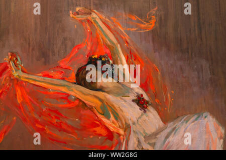 Anna Pavlova, detail, John Lavery, 1910 Stock Photo - Alamy