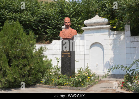 monument of Crimean Tatar publisher and politician Ismail Gasprinski ...