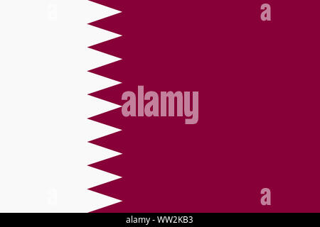 A Qatar flag background illustration maroon white nine serrated edges ...