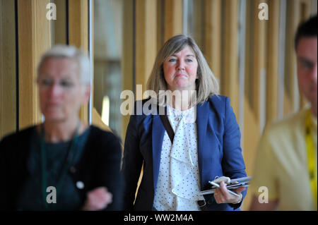 Edinburgh, UK. 12th Sep, 2019. Pictured: Alison Johnstone MSP - Co ...