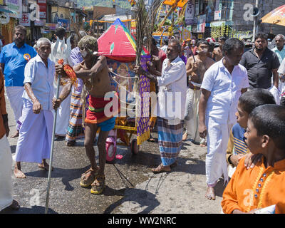 Pusellawa, Sri Lanka, 12 March 2019:Hindu festival of Thaipusam - body ...