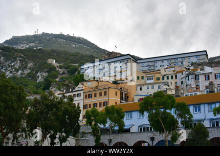 downtown, Gibraltar, British Overseas Territories, Europe Stock Photo ...