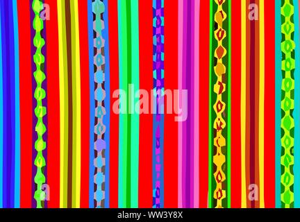 Colorful Peruvian fabric artword background, texile structure made at ...