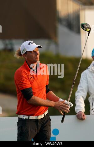 BADHOEVEDORP - Marcel Siem (GER) in action on the final day of the KLM ...