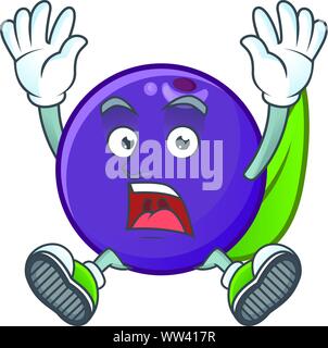 Businessman acai berries cartoon character for health Stock Vector ...