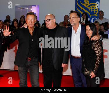 Bruce Springsteen, Jon Landau, Thom Zimny and Barbara Carr attending ...