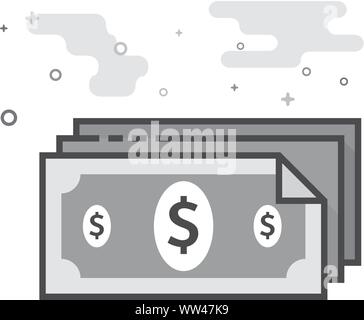 Money outline grayscale icon. Business sign Stock Vector Image & Art ...