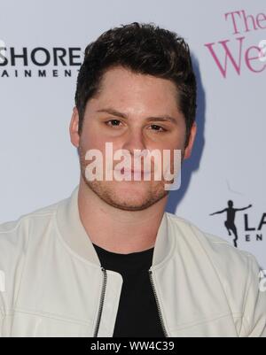 HOLLYWOOD, CA - SEPTEMBER 12: Matt Shively (L) and Ashley Newbrough ...