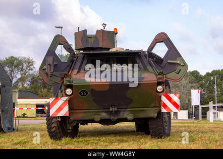 An armoured personnel carrier Fuchs of German Bundeswehr Quick Reaction ...