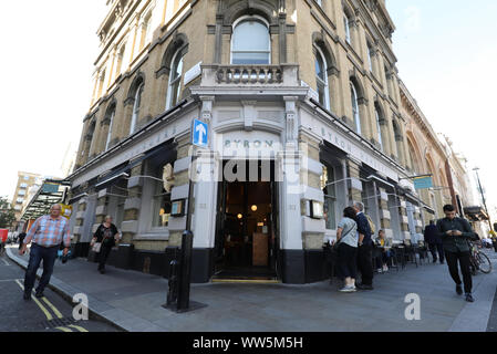 Byron hamburger restaurant, Greenwich, London, UK Stock Photo - Alamy