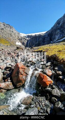 River landscape with big stones in Latvia Stock Photo - Alamy
